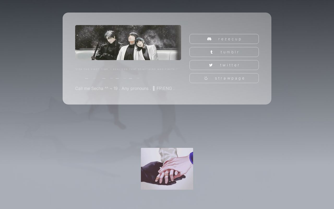 Fordearlife’s carrd 🤪